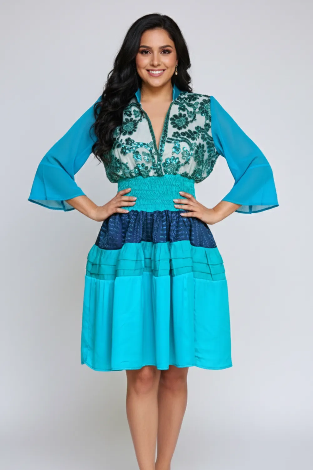 VESTIDO MODELO MADRID | Fabiola Calvo Arte Textil