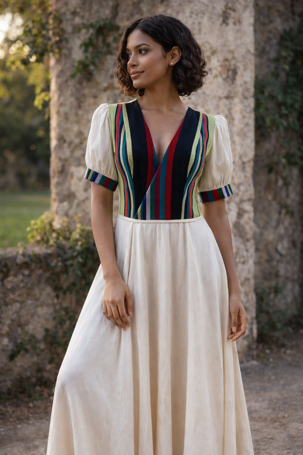 VESTIDO MODELO TAORMINA | Fabiola Calvo Arte Textil